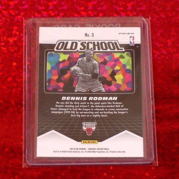 NBA | Other | Dennis Rodman Old School Card | Poshmark